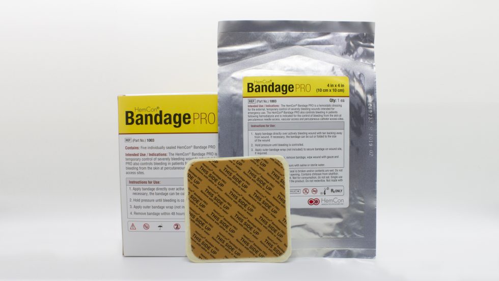 The HemCon® Bandage PRO - Cossni